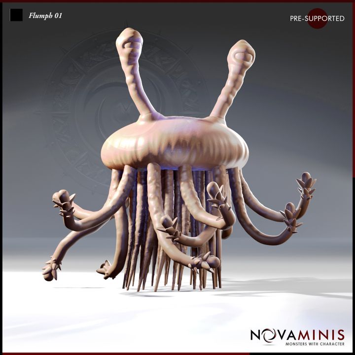 3D Printable Flumph 01 by NOVAMINIS